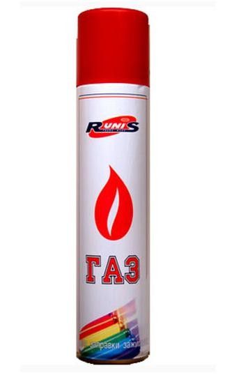 Газ для зажигалок с насадками RUNIS 140, 210, 270, 400 мл 1-008, купить ...